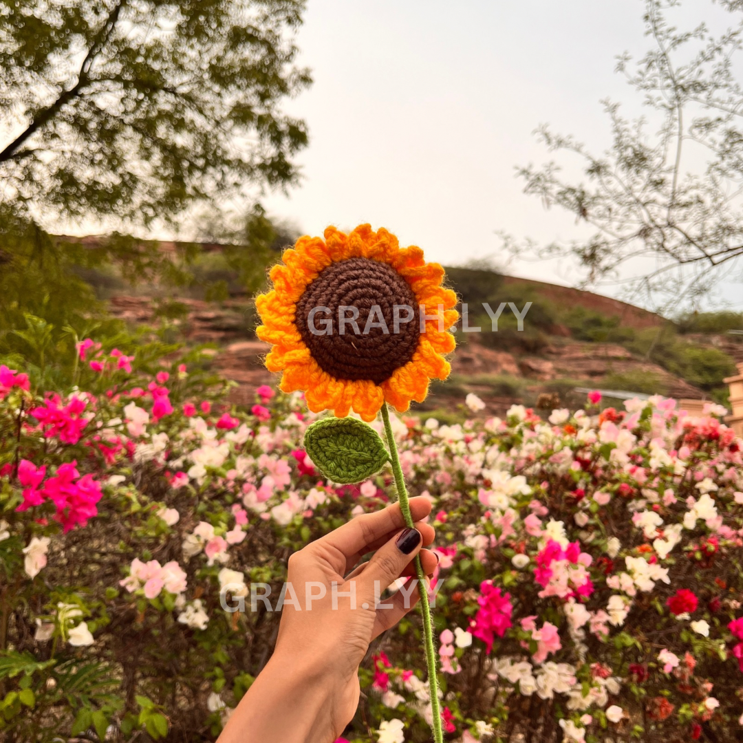 Crochet Sunflower – Graph.lyy